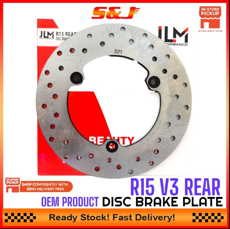 YAMAHA MT15 R15 V3 FRONT & REAR DISC PLATE PIRING DISK DEPAN BELAKANG ...