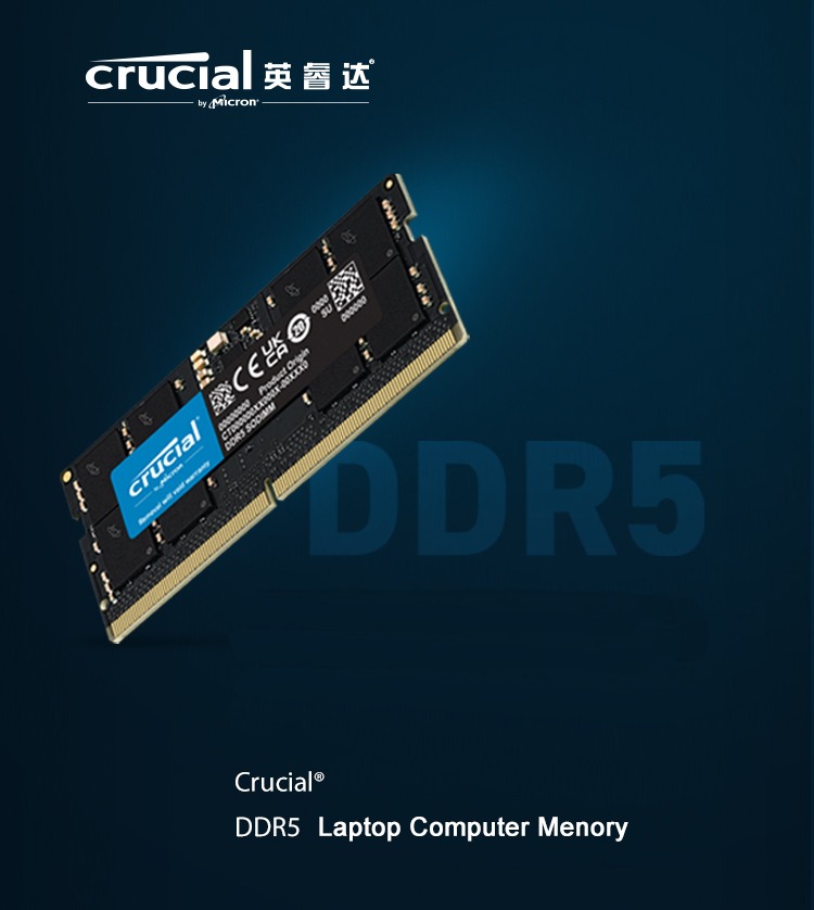 Crucial DDR5 SODIMM DDR5 RAM For Laptop 8GB/16GB/32GB 5600MHz Mini PC ...