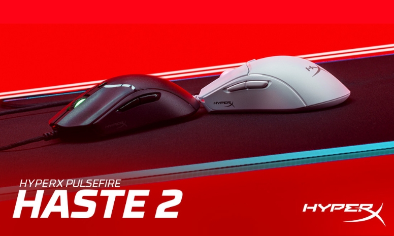 HyperX Pulsefire Haste 2 Ultra-lightweight Gaming Mouse - Black/White ...