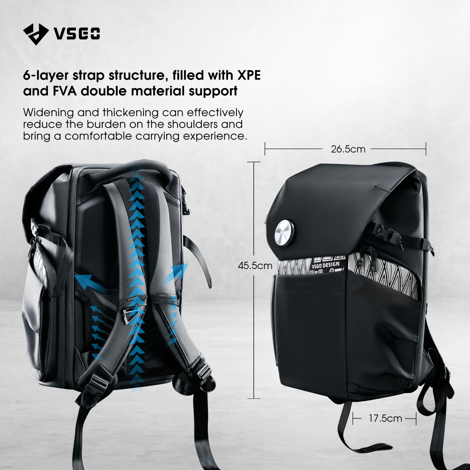 VSGO V-BP01/ V-BP02 16L/20L Camera Backpack Photography Camera Bag ...