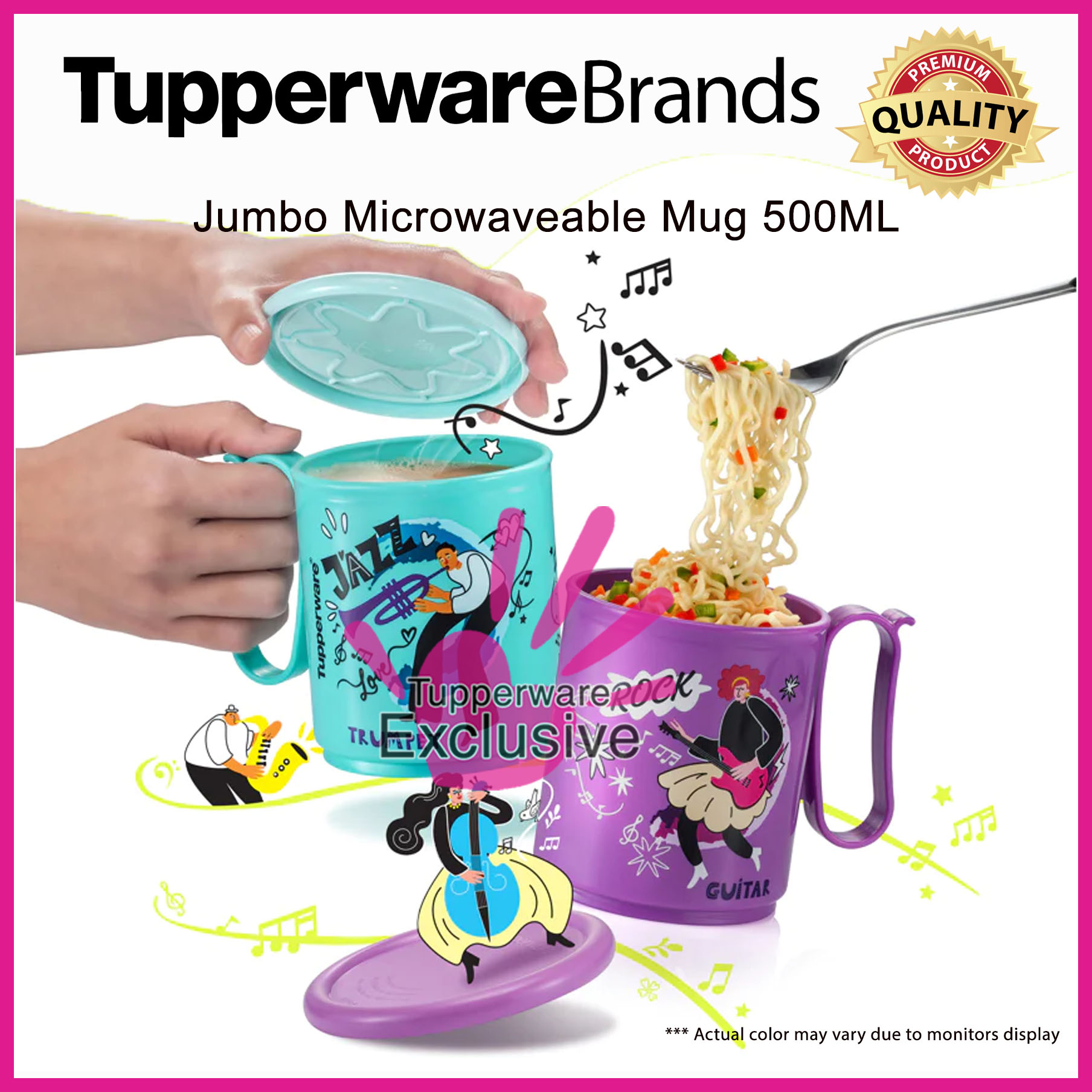 Jumbo Microwaveable Mug Tupperware Big Mug Tumbler Coffee Mug Cup Glass ...