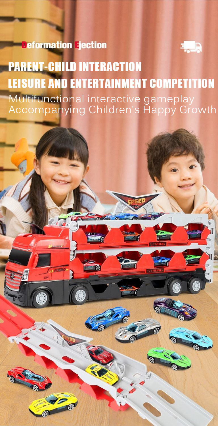 Track Toys Car toy Transport Car Carrier Truck Toys For Boys two ...