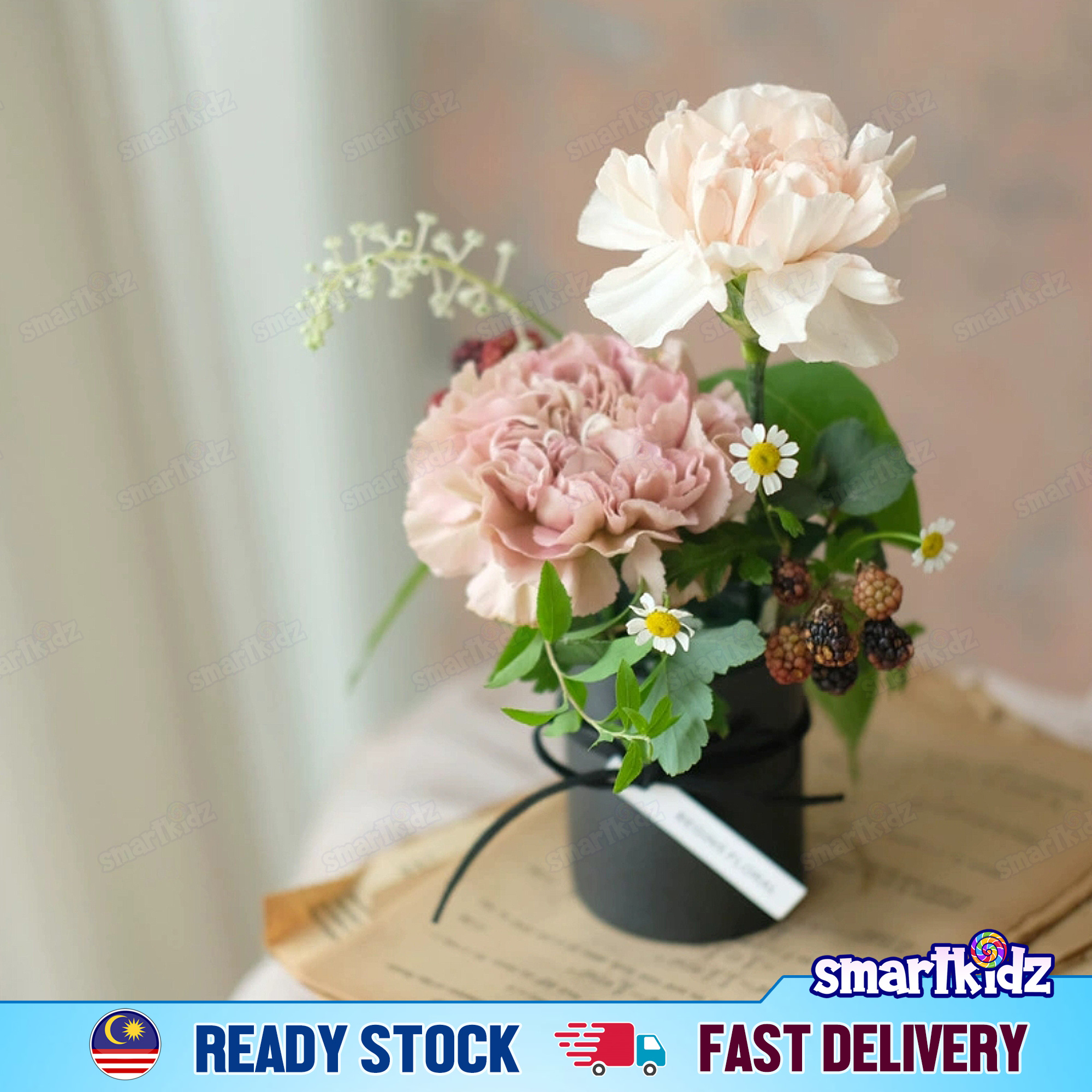 [1pcs] Small Cuddle Bucket | Mini Round Flower Box | Florist Bouquet ...