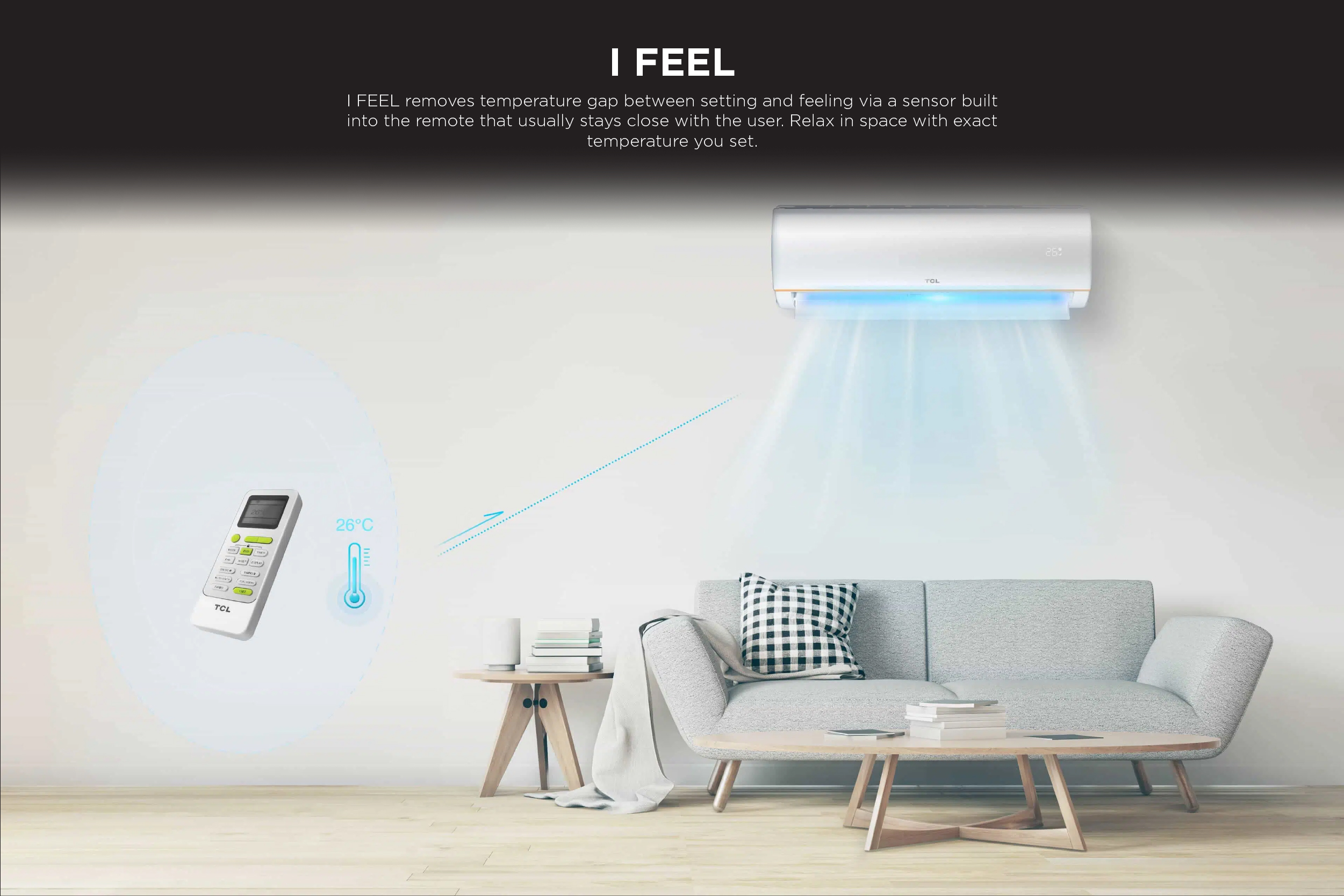 TCL 1.5HP Inverter Air Conditioner R32 3D Air Flow Golden Fin Aircond ...
