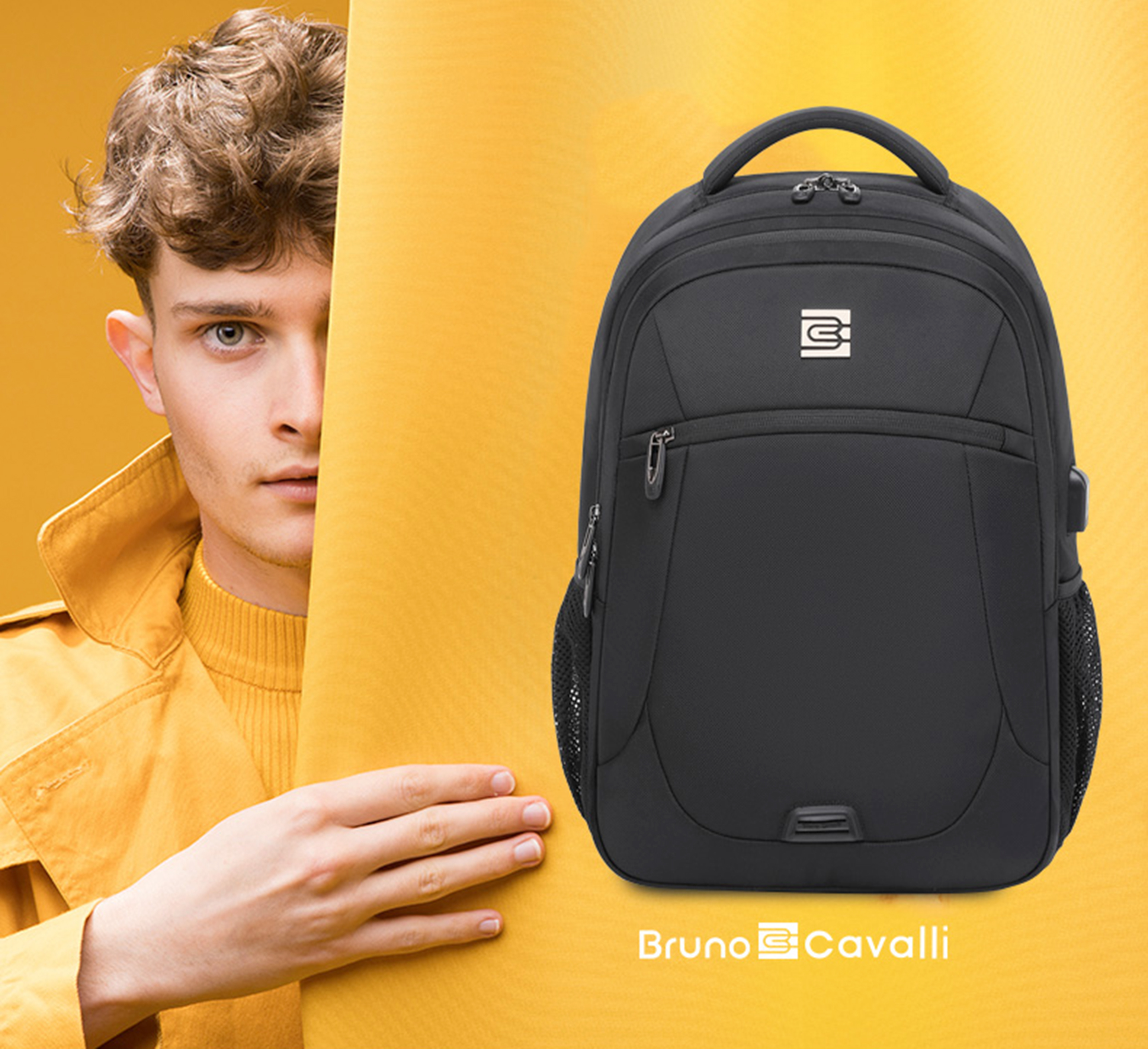 BRUNO CAVALLI Multifunctional Water Resistant Business Laptop Computer ...