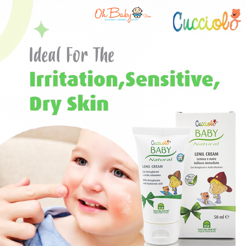 Cucciolo Baby Natural Lenil Cream (50ml) | Shopee Malaysia