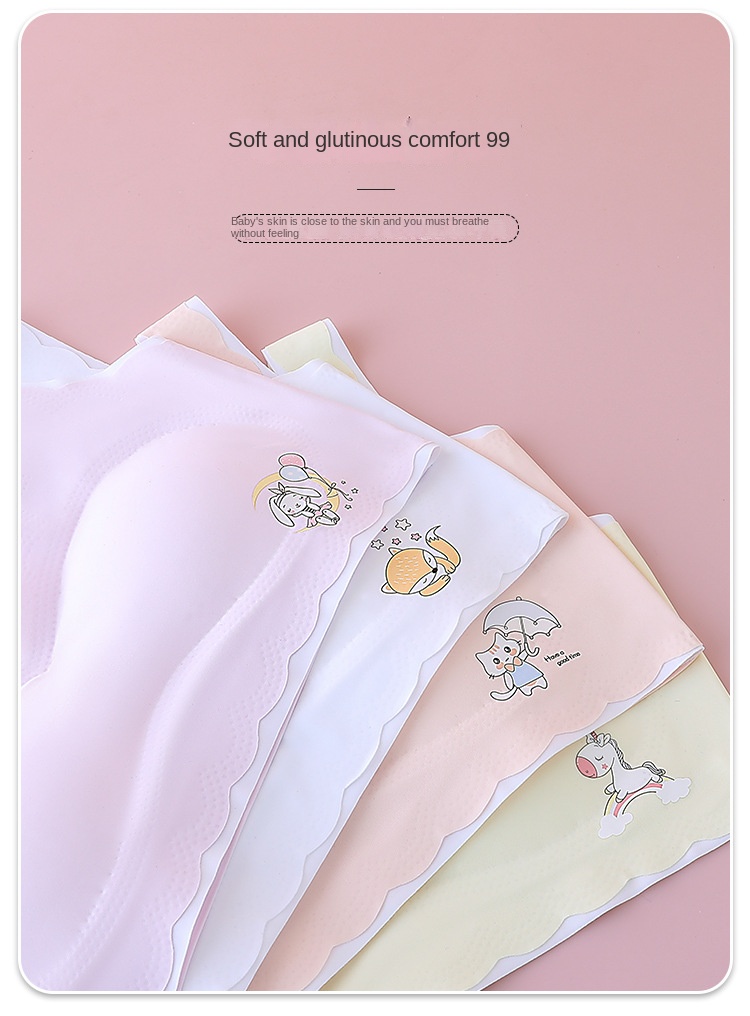 Teenage Girls Wearing Bras Young Student Early Development Soft Vest ...