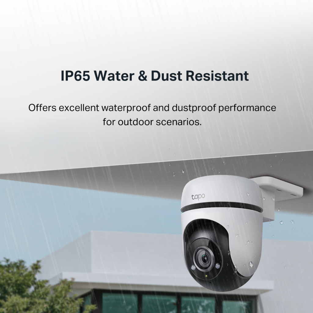 TP-Link Tapo Outdoor 360° Pan/Tilt WiFi Camera Waterproof C530WS/C520WS ...
