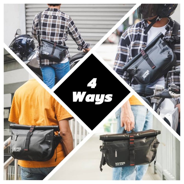 HYPERGEAR WAIST POUCH RUSH X4 - Black , Waterproof Bag Pack, Dry Bag ...