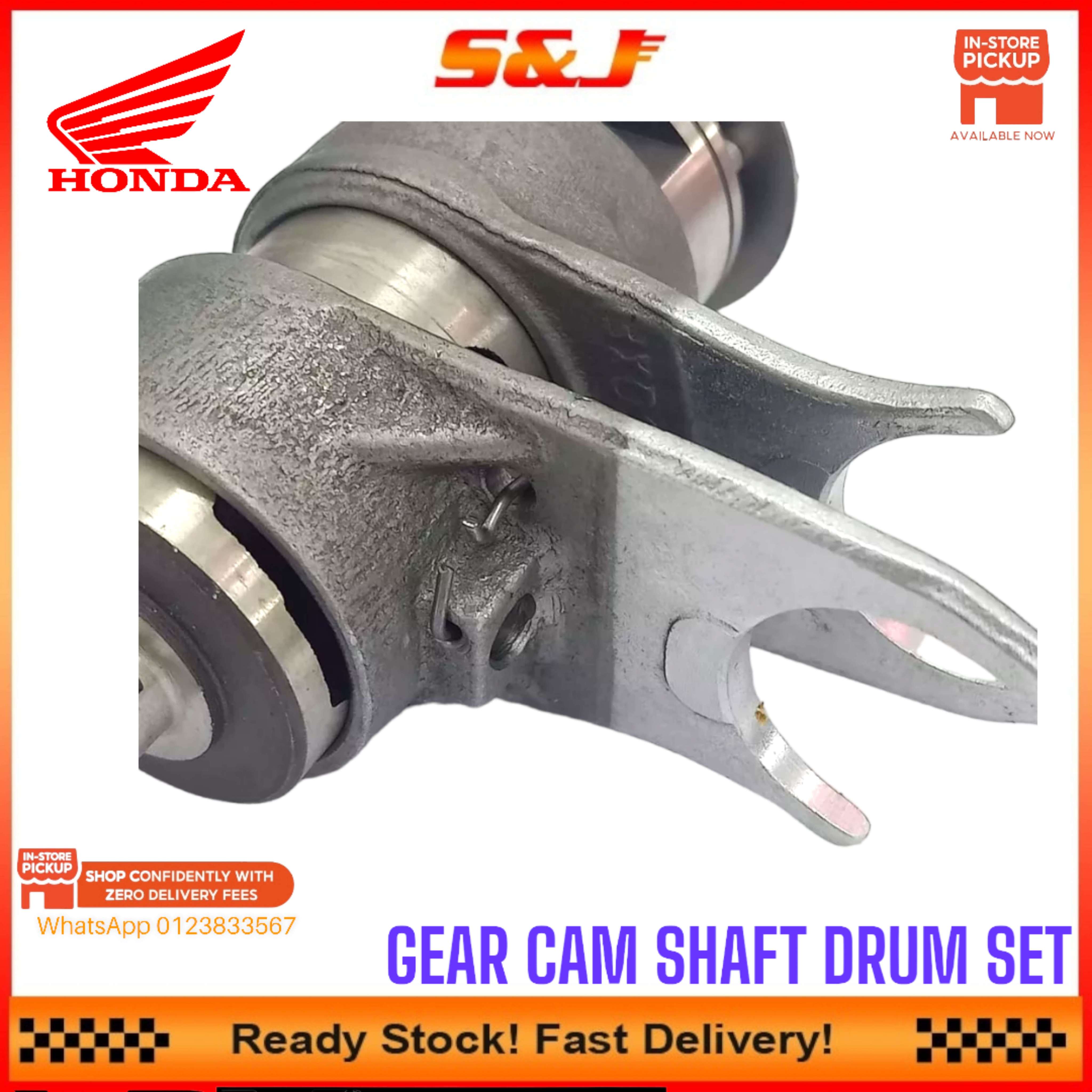 HONDA EX5 EX5 DREAM WAVE100 EX5CLASS1 E BONUS110 CT100 KRISS100 GEAR SHIFT DRUM SET GEAR CAM ...