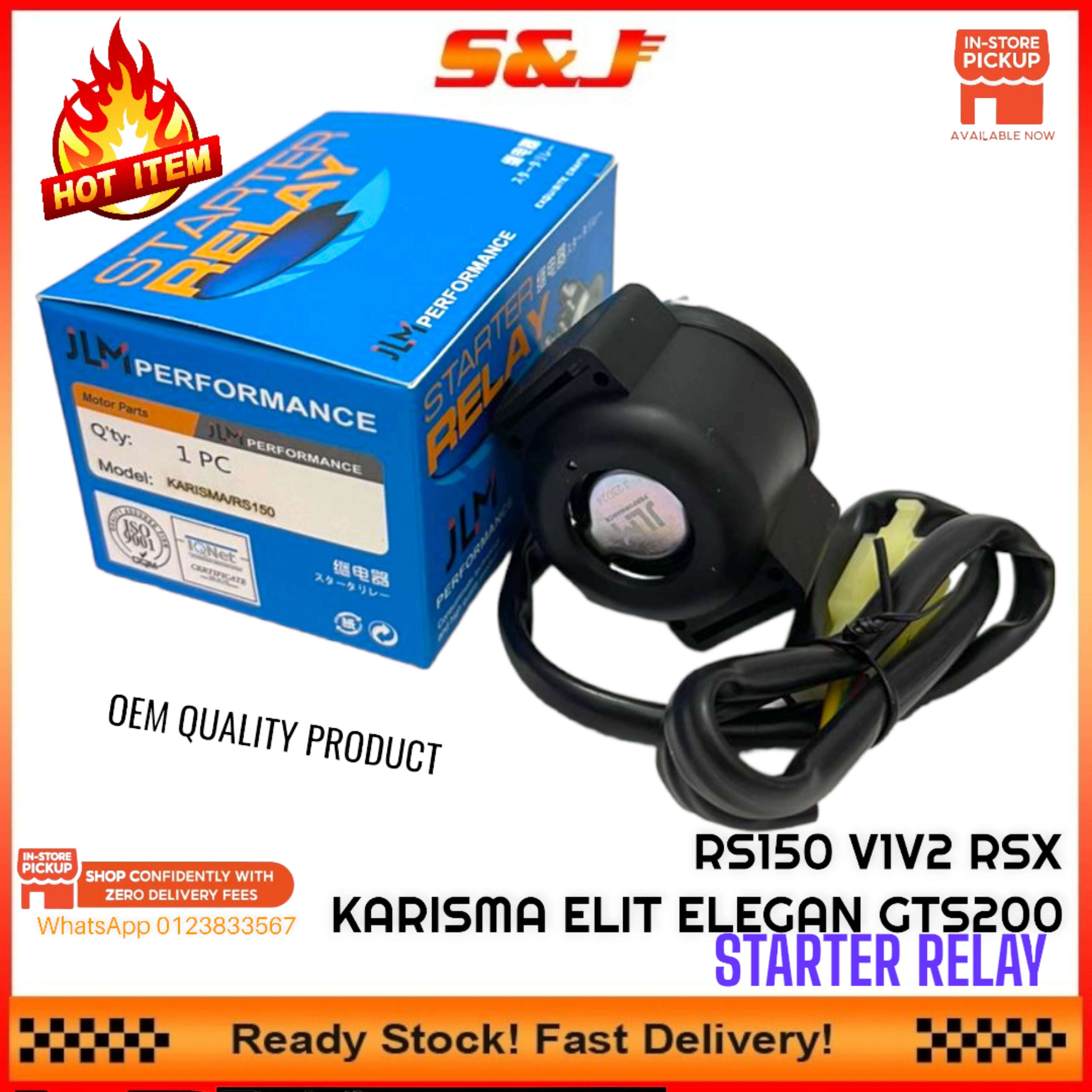 JLM RS150 RSX KARISMA ELIT 125 ELIT 150 ELEGAN GTS200 MR2 MR3 STARTER ...