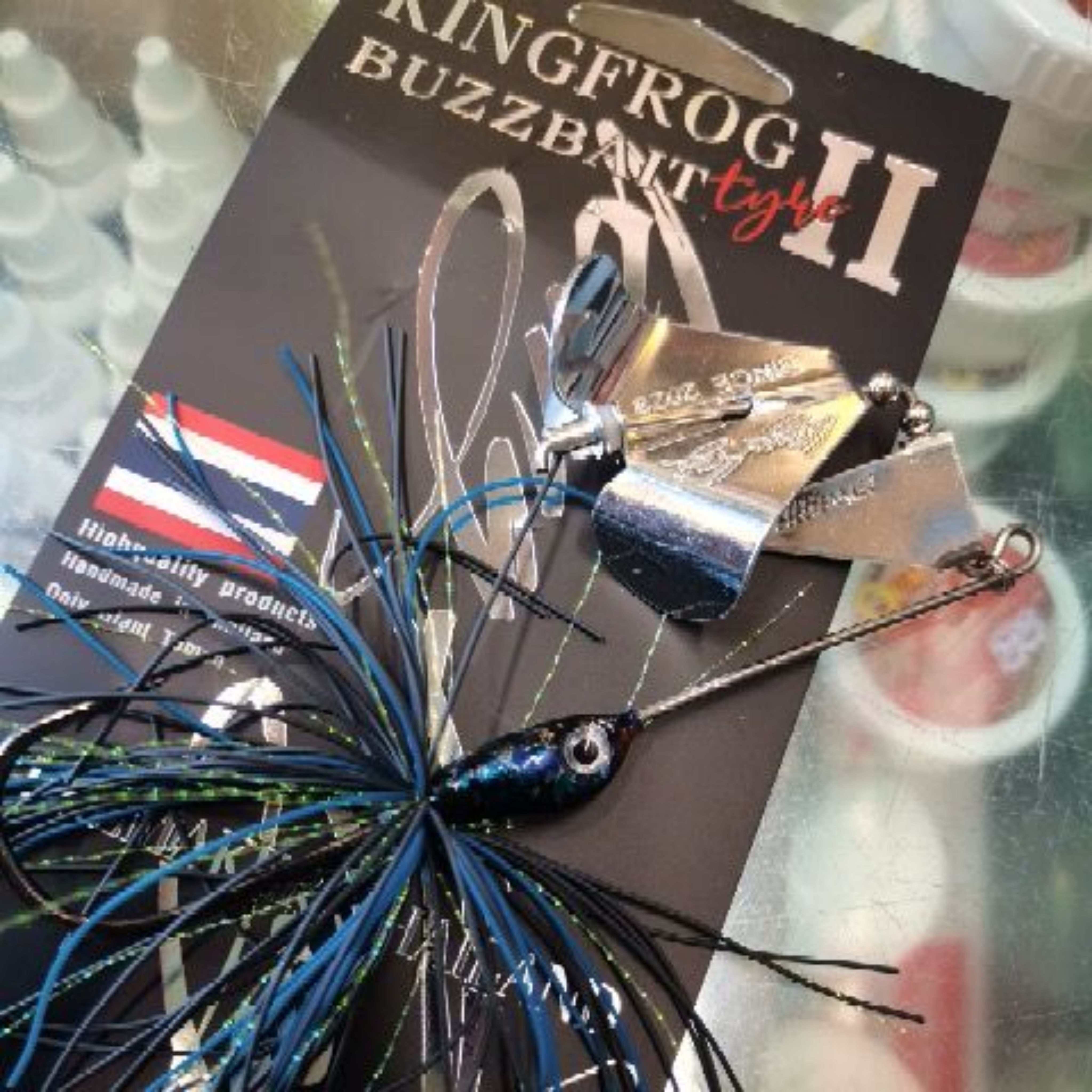 King frog buzzbait type II extra sound knock 2023 A fix hook & B flexi ...