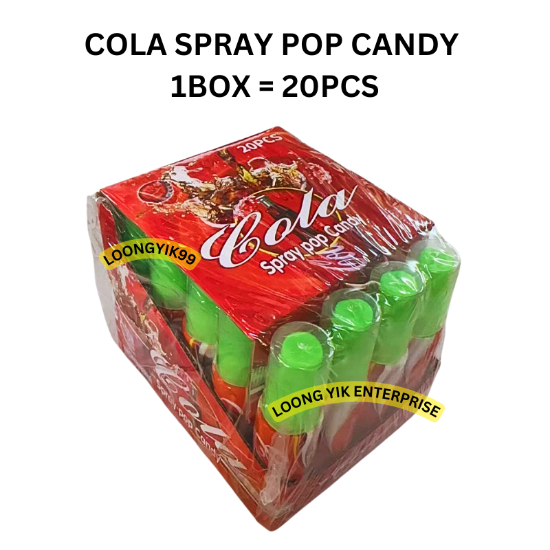 COLA SPRAY POP CANDY 20PCS | Shopee Malaysia