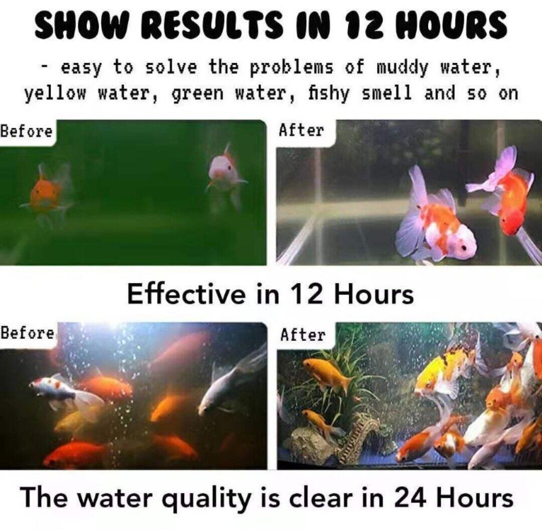 YEE (PENJERNIH AIR) Aquarium Water Clarifying Purify Water Aquarium ...