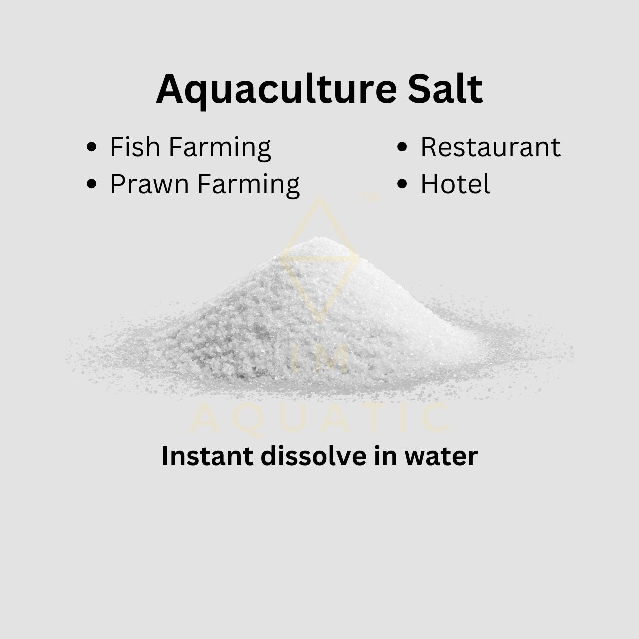 Aquarium Aquaculture Marine Sea Salt 25kg for Sea Fish, Prawn, Lobster ...