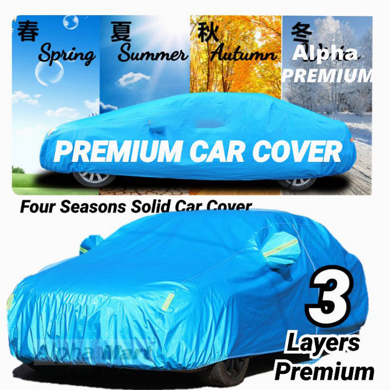 AUTOP New Waterproof Car Cover 3 Layers All Weather Snowproof UV ...