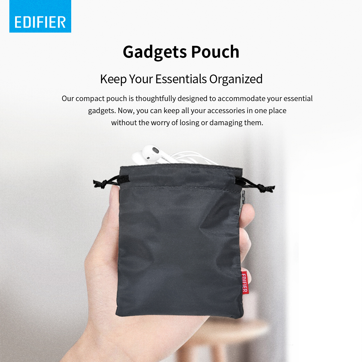 Edifier TWS Earbuds Pouch for All Types of TWS Earbuds | Universal ...