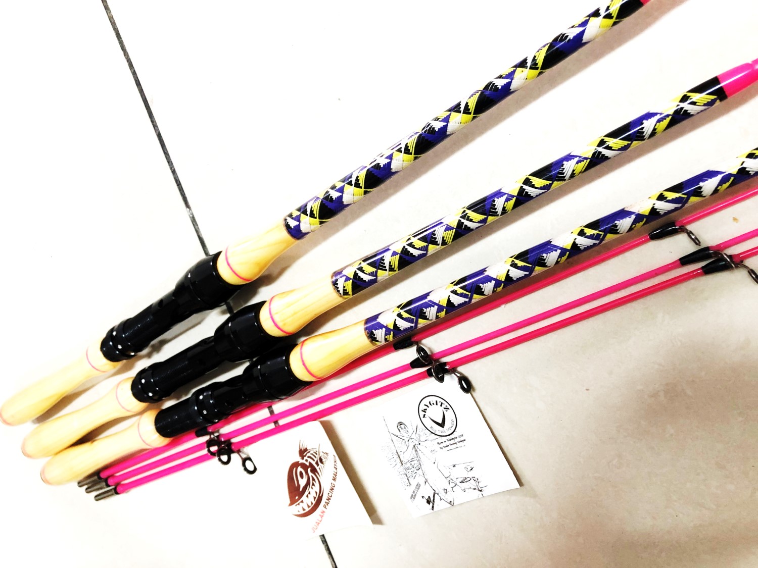 SKYGITZ MALAYSIA JORAN UDANG HANDMADE CUSTOM KAYU JATI BELANDA SUPER ...
