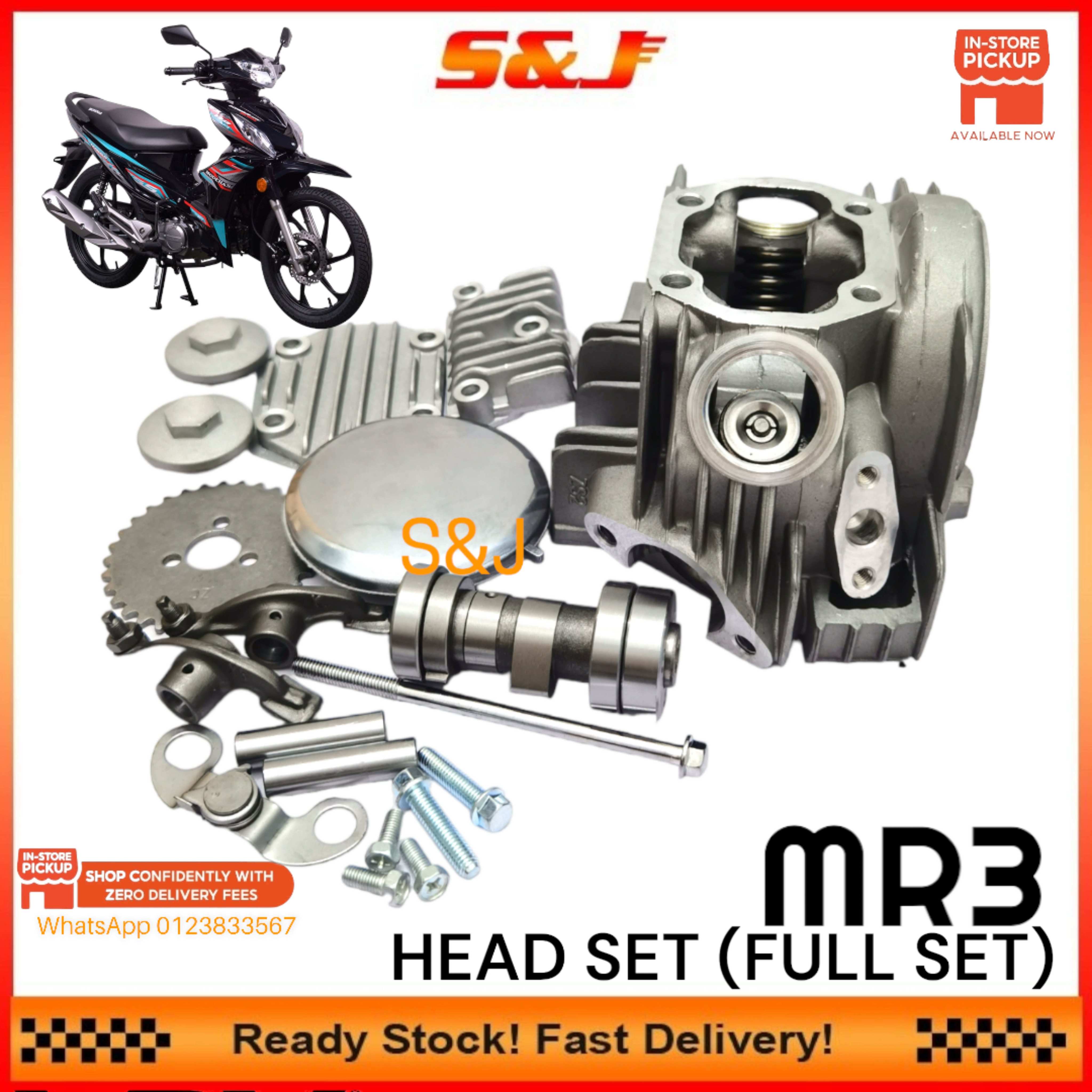 MODENAS KRISS MR3 MR-3 STD HEAD SET CLYINDER HEAD SET FULL SET STANDRAD ...