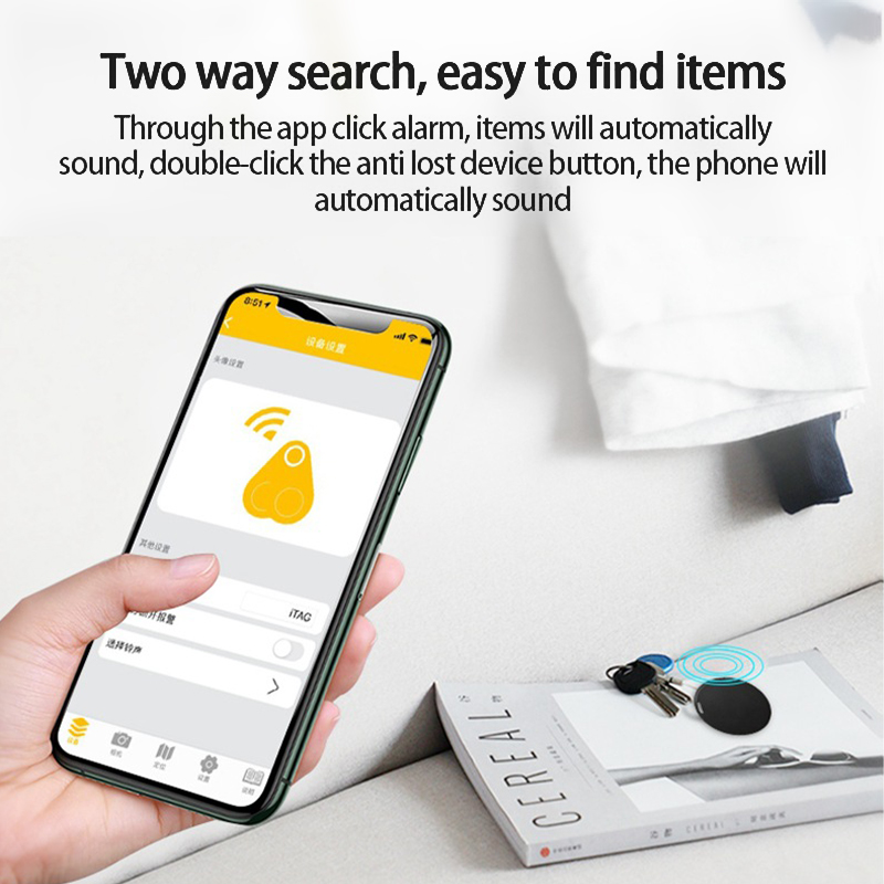 Real Time Tracking Device Mini GPS Tracker Anti Lost Locator Pet Kids Bag Wallet Tracker IOS ...