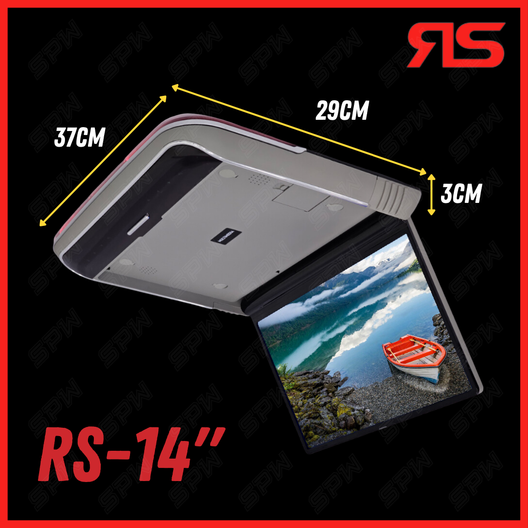 RS Roof Monitor Car Ceiling Roof Mount Full HD 1080P Display LCD LED ...