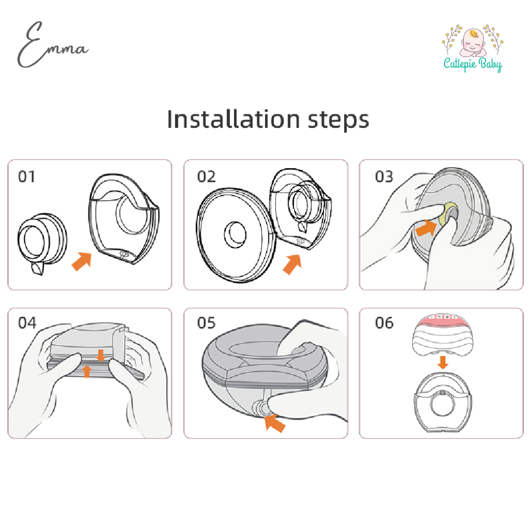 Emma C1 Wearable Breast Pump Accessories (28mm) | Shopee Malaysia