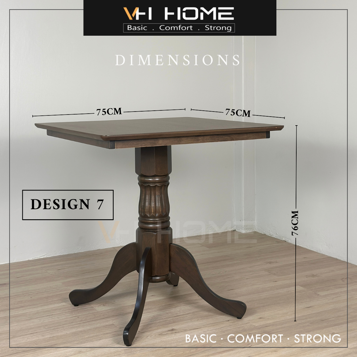 POKO Round Dining Table With Stools Special Modern Design Meja Makan ...