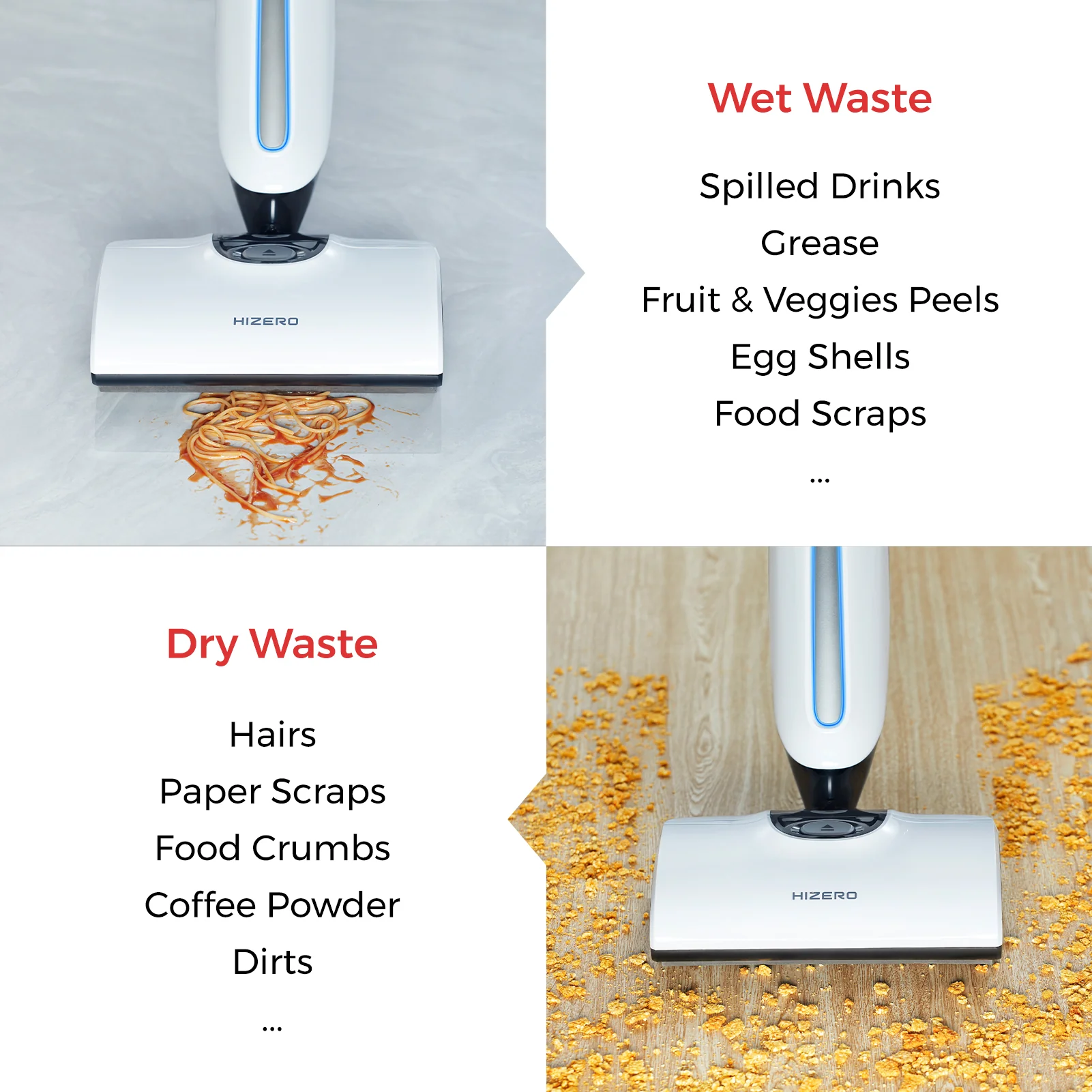 Hizero F500 Cordless Floor Cleaner | UltimateClean™ & Silent | Ultimate ...