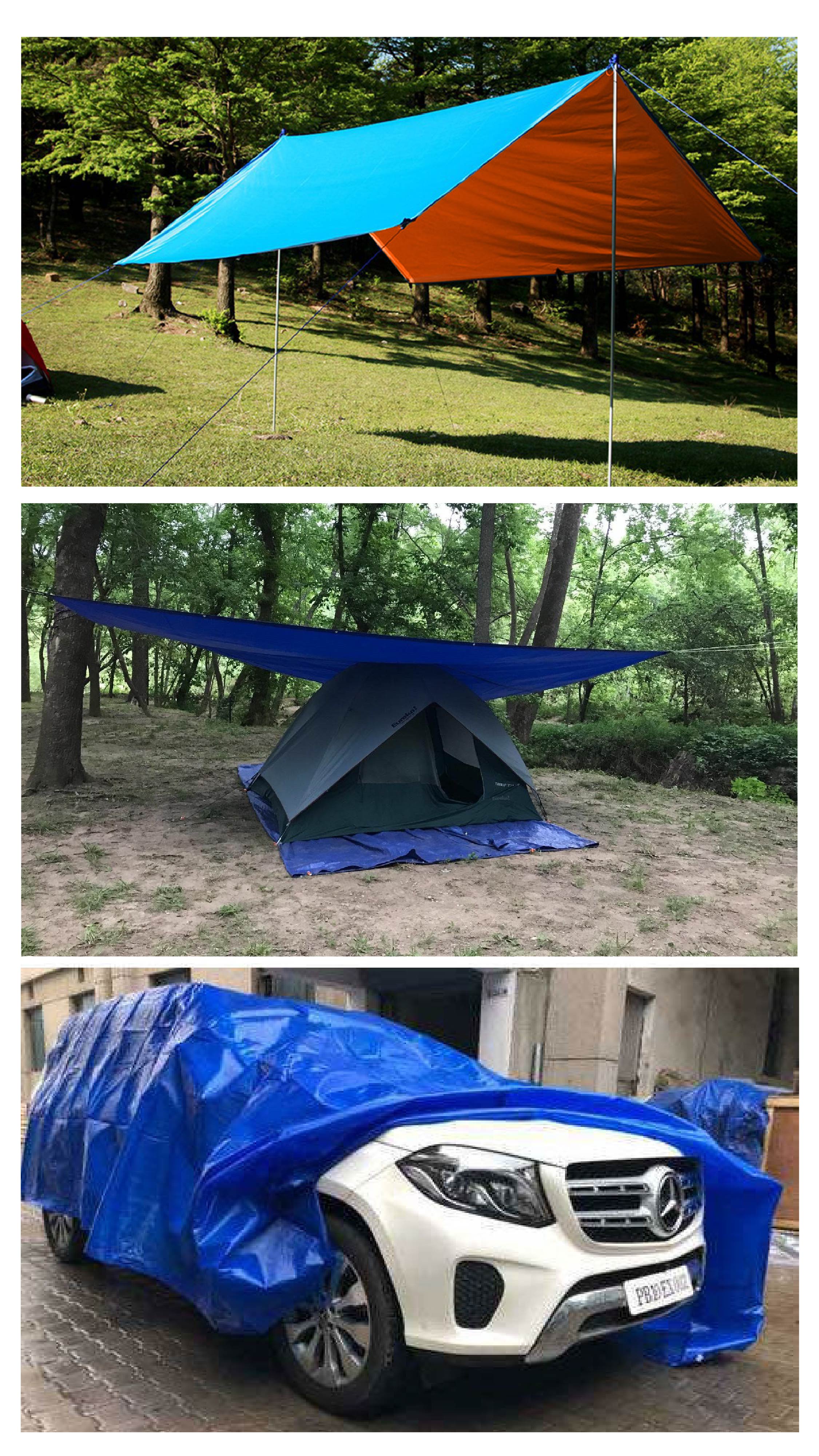 QuickFix 50ft 60ft Canvas Canopy Blue Orange Kanvas Khemah Pasar Malam ...