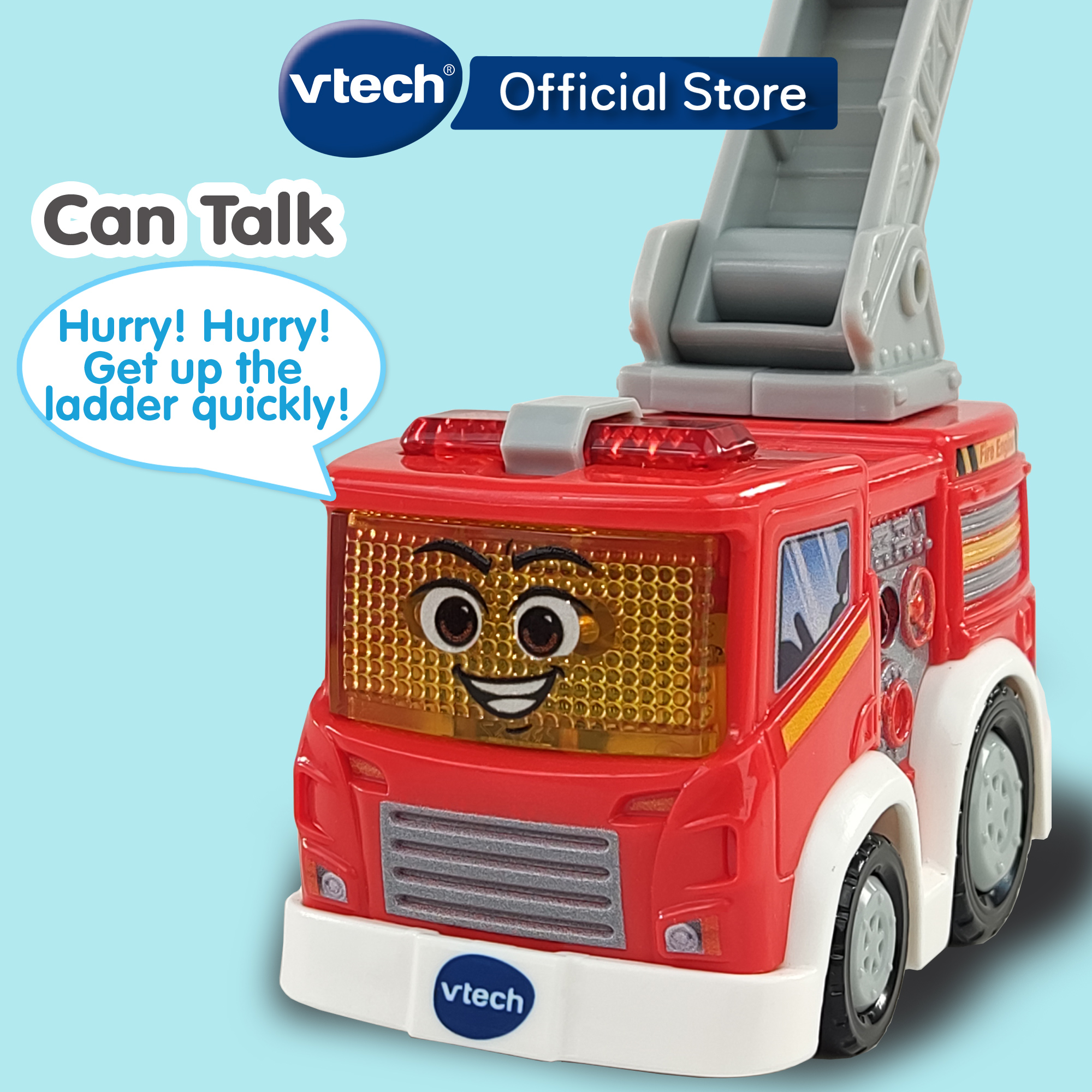 VTech Fire Engine Musical Vehicle Moveable Ladder Toys vehicle Car Toys ...