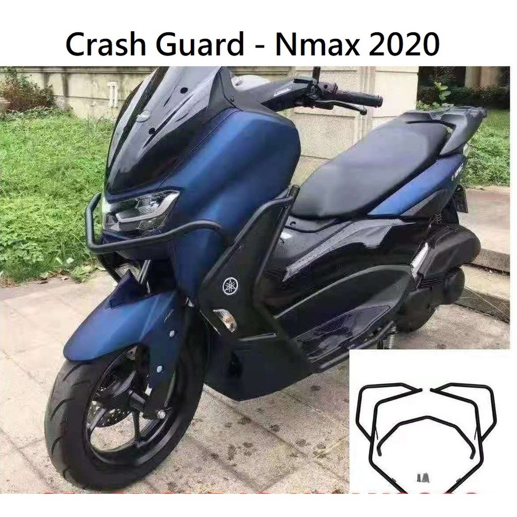 YAMAHA N MAX NMAX 155 V2 VVA EGNINE GUARD CRASH BAR CRASH GUARD BODY ...