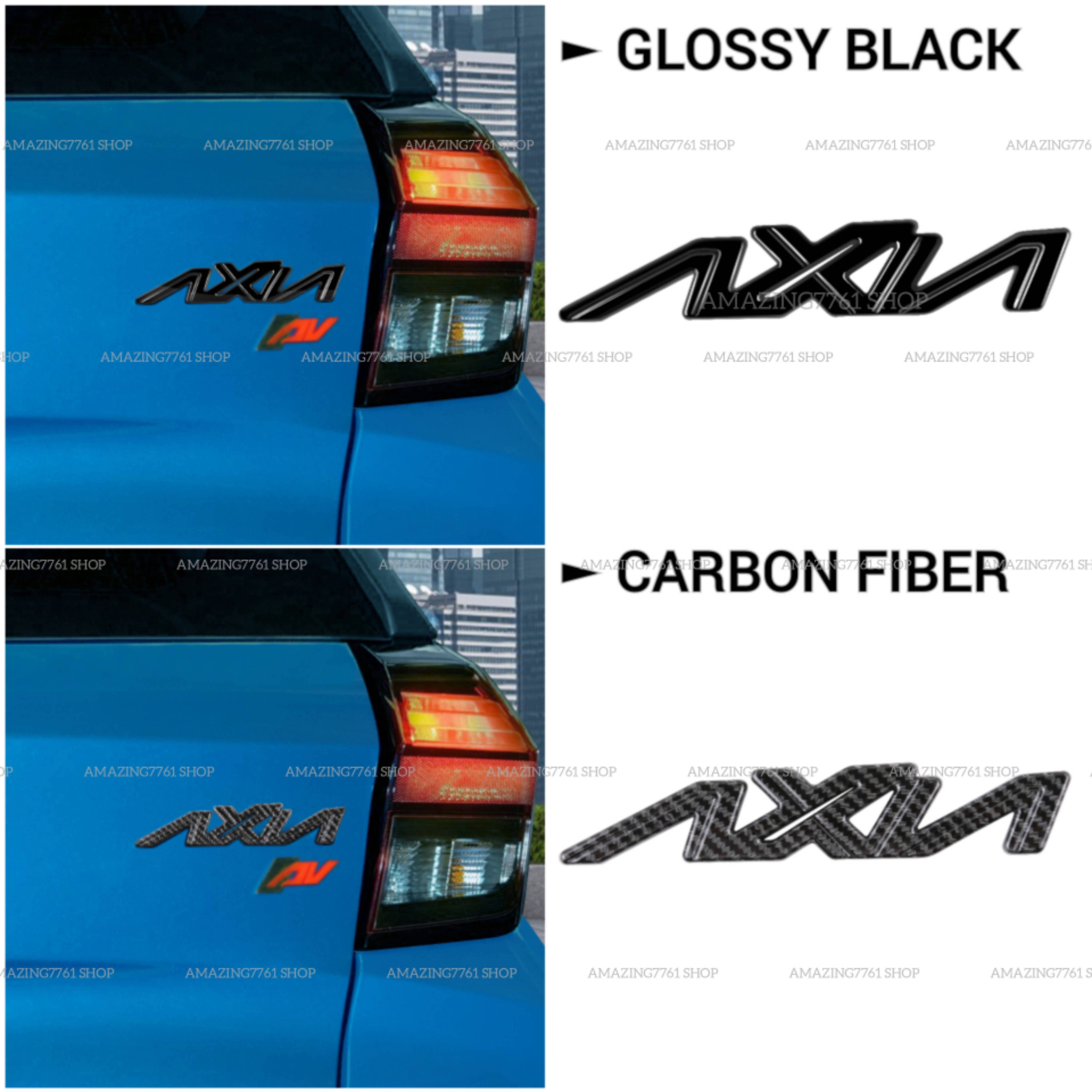 AMAZING PERODUA NEW AXIA 2023-2024 CAR AXIA LOGO EMBLEM FRAME COVER ...
