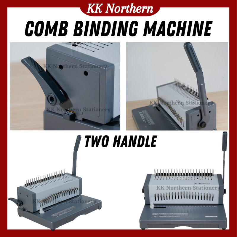 High Spec Heavy Duty Metal Comb Binding Machine Pitch Manual Wire ...