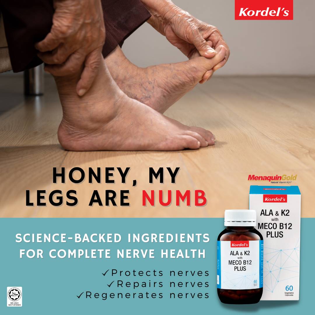 Kordel's ALA & K2 With Meco B12 Plus For Diabetic, Nerve Pain, Numbness ...