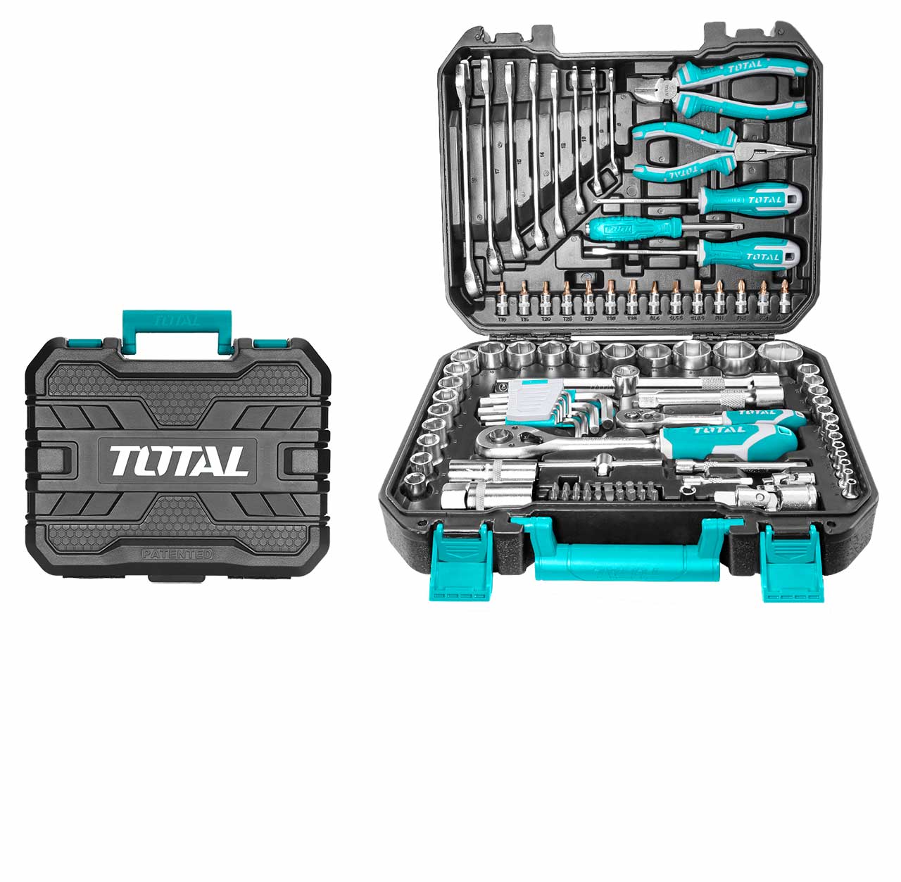 Total Mechanic Tools Set (100 Pcs) THKTHP21006 | Shopee Malaysia