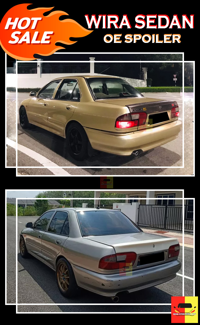 🔥Ready Stock🔥PROTON WIRA SEDAN SALOON ORI LOOK REAR TRUNK SPOILER ...