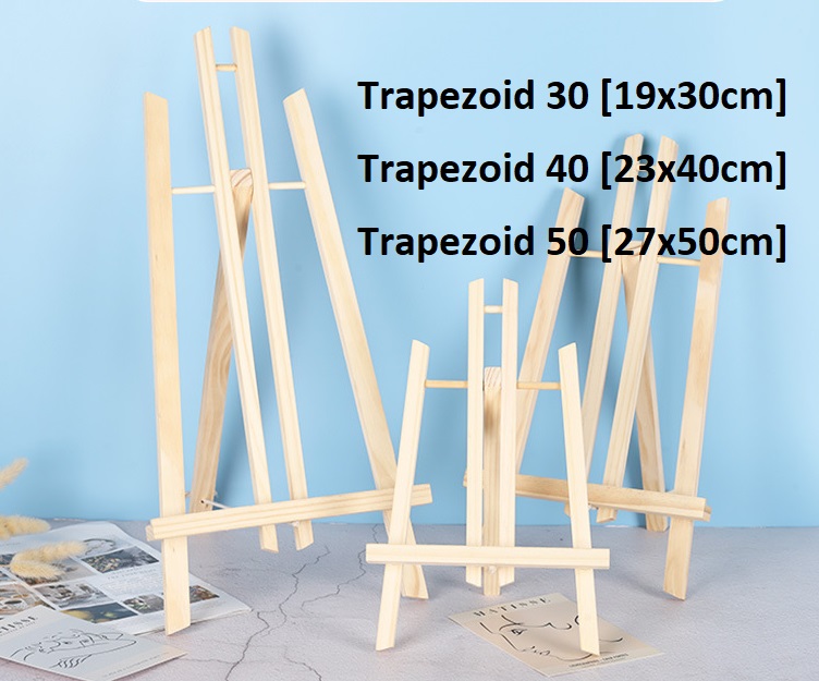 (iStore) Mini Pine Wood Easel Stand/ Solid Wood Stand Art Sketch ...