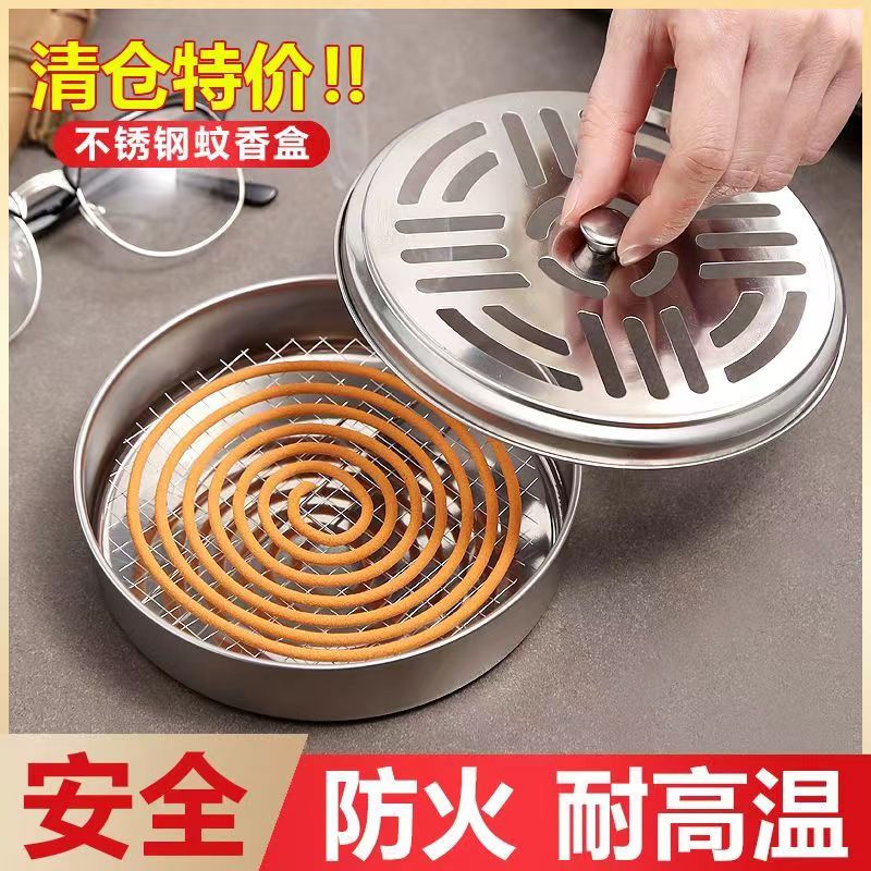 Mosquito Coil Tray Ready Stock Portable Stainless Steel Mosquito Coils ...