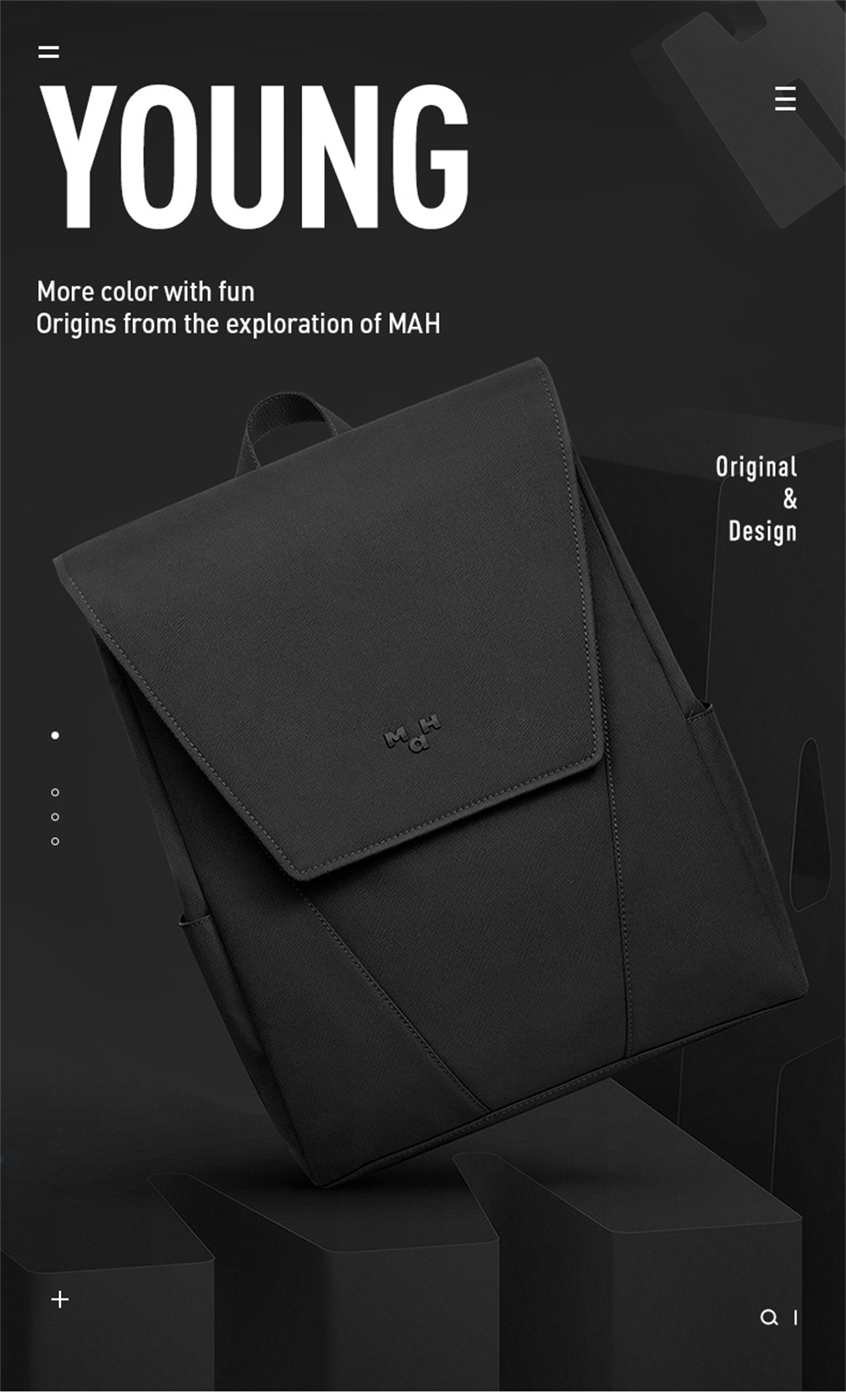 MAH Young Waterproof Backpack Beg Komputer Riba Beg Sekolah Gaya Korea ...