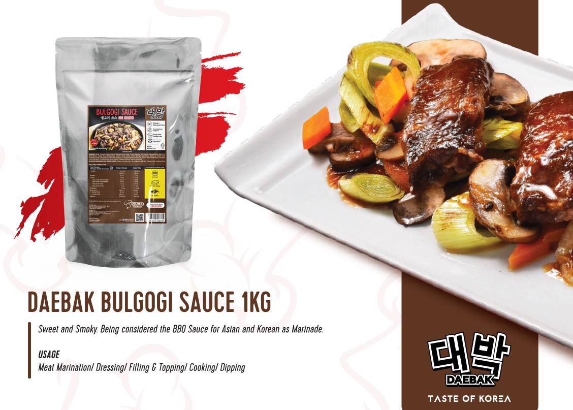 Mamee Daebak Bulgogi Sauce 1kg Halal Korean BBQ Sauce | Shopee Malaysia