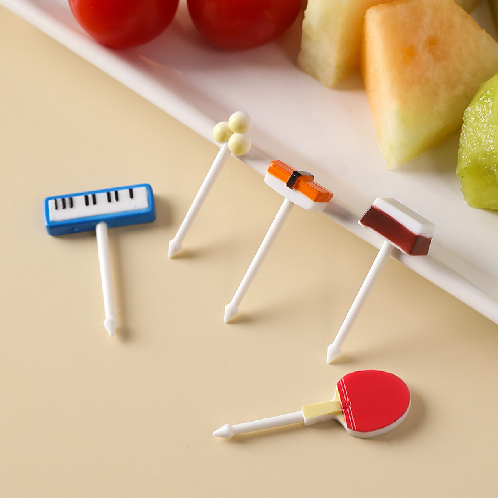 Animal Food Picks for Kids Reusable Plastic Vegetable and Fruit Picks ...