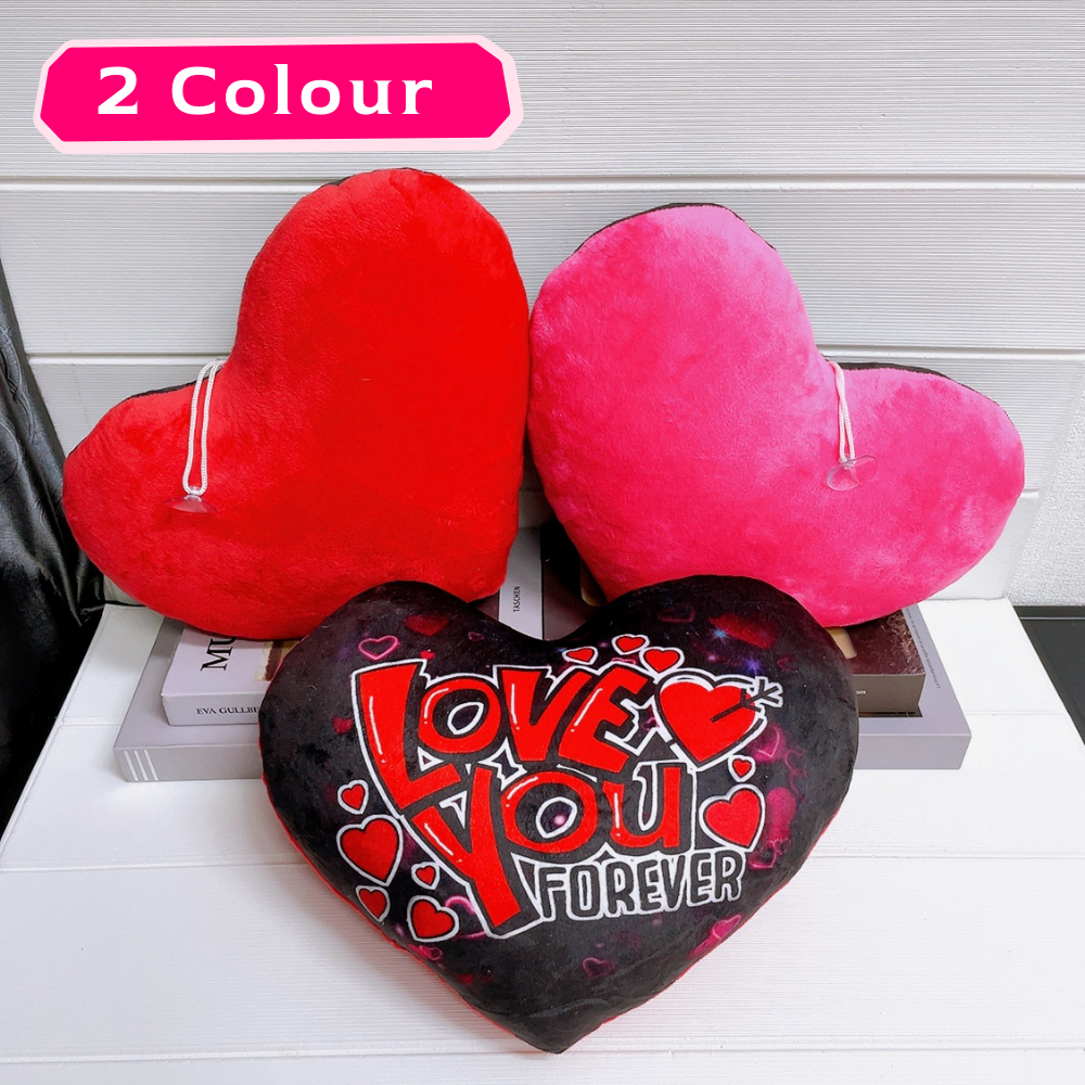 Love Shape Pillow Love You Design With Stick Hanger Bantal Love ...