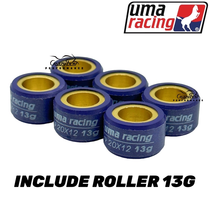 UMA RACING PULLEY CVT NMAX155 NMAX NVX155 V1 V2 SIAP ROLLER 13G 100% ...