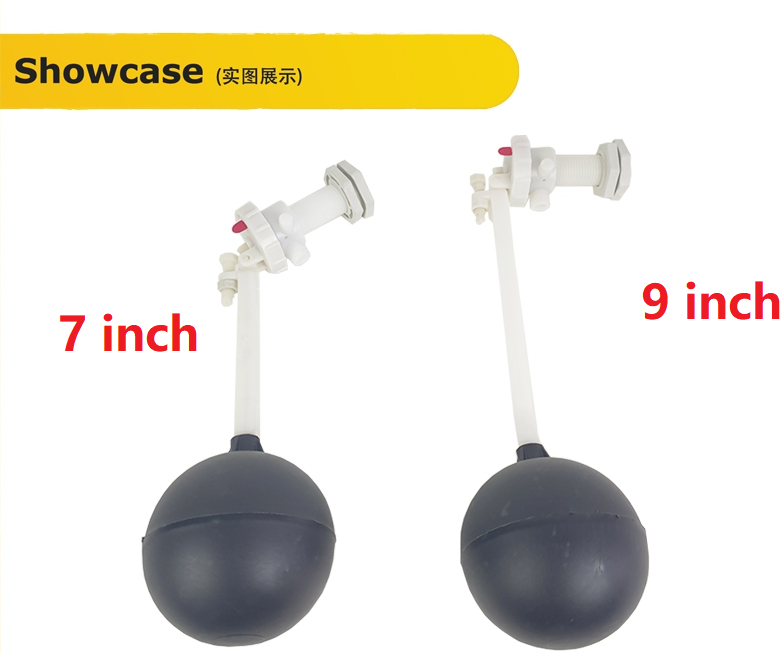 Bathroom Toilet Cistern Float Valve Ball Valve 9" 7" Pvc Arm Tangki Jamban Tandas Pelampong ...