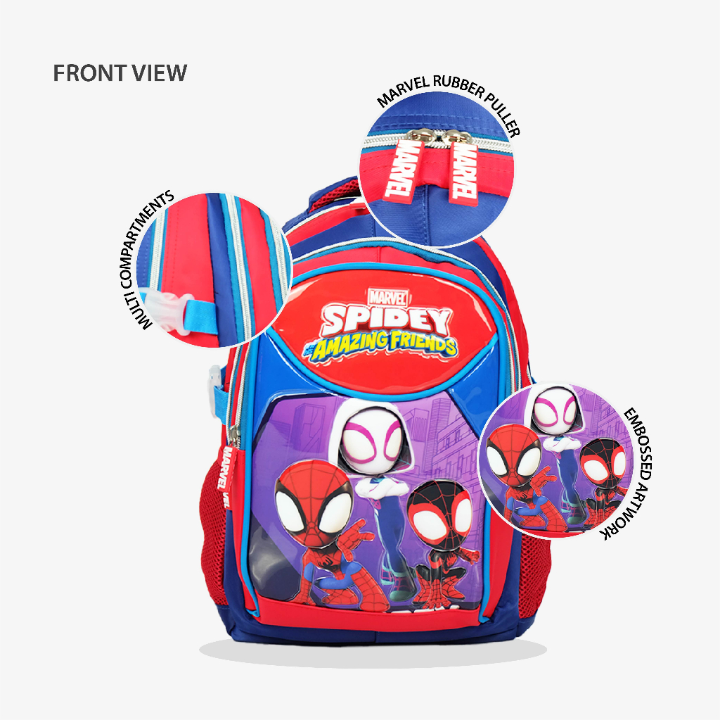 Marvel By Poly Pac 14" Kawaii Spidey & Amazing Friends Kindy Backpack ...