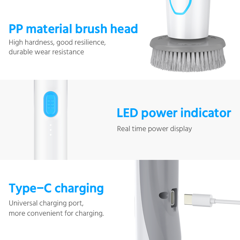 Goodpapa M1 PRO Multiple Brush Heads One Machine Multi-function Electric Cleaning Brush ,Free ...