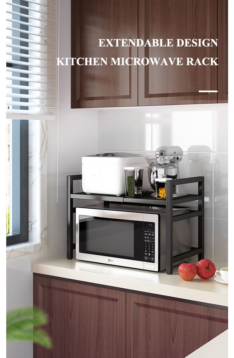 Microwave Rack Oven Rack Rak Dapur Kitchen Organizer Kitchen Rack ...