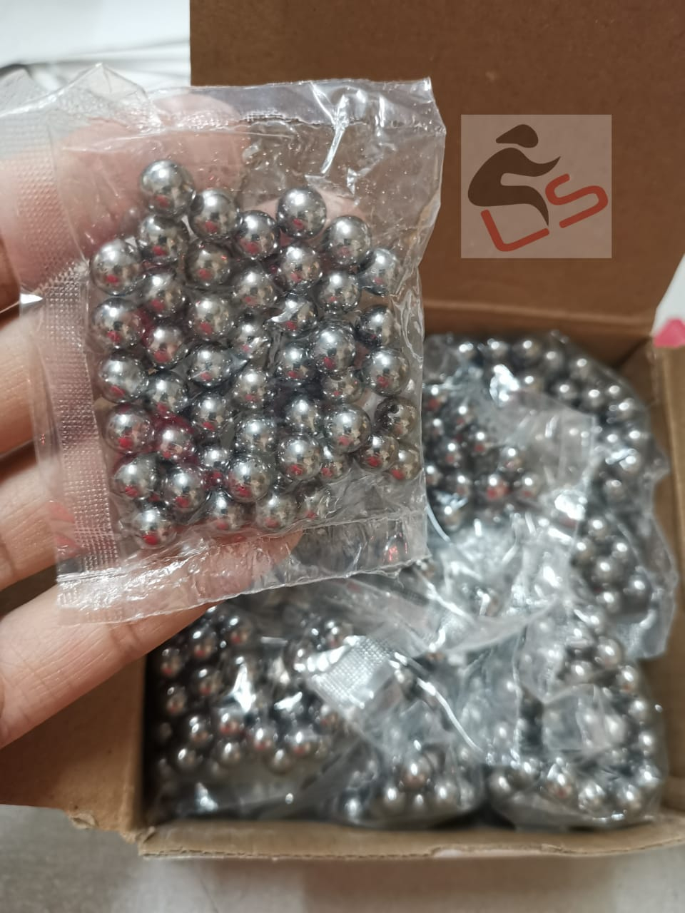 8mm Steel Balls 5/16" Ball Bearing (Bag Packaging) 1pack=100g (50pcs ...