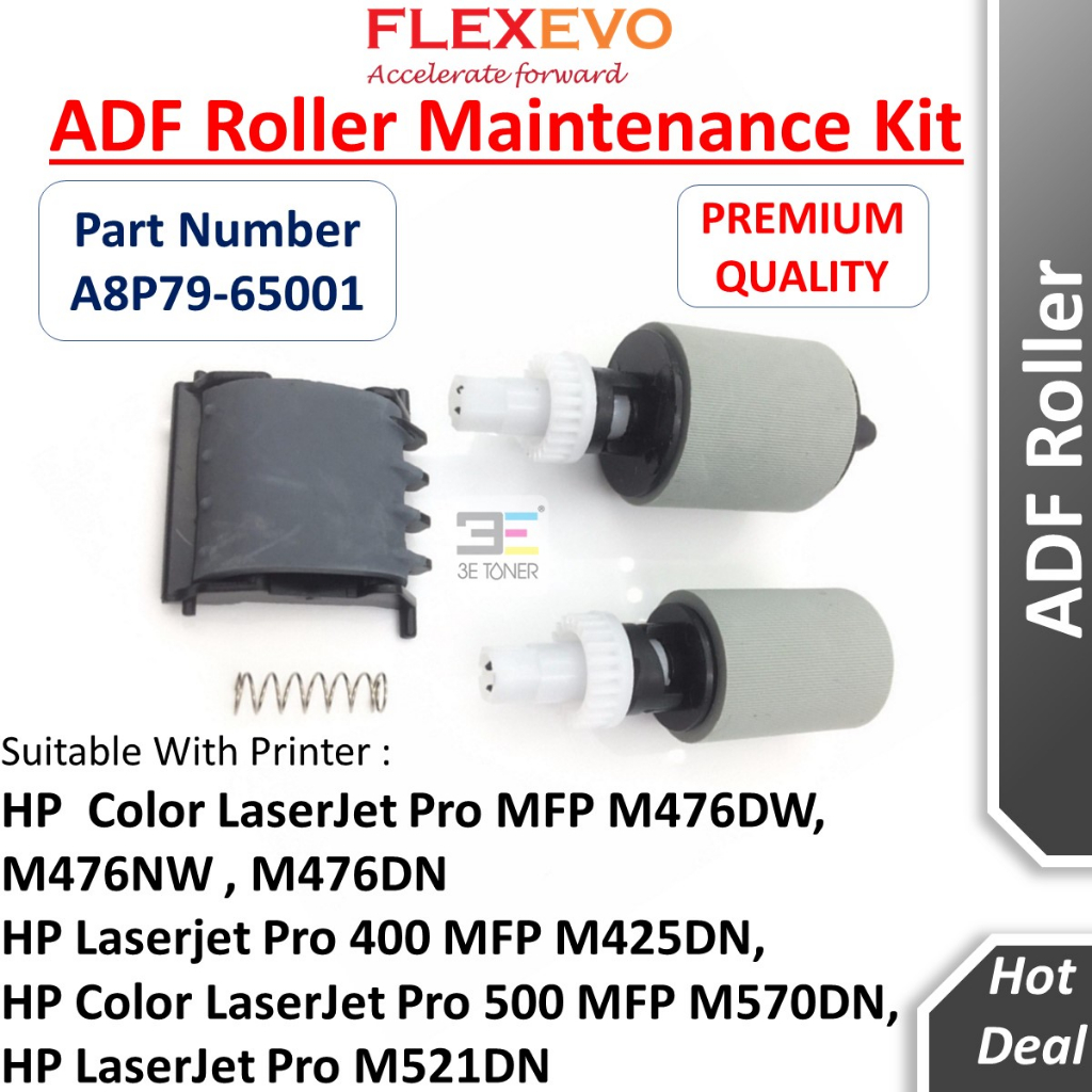 A8P79-65001 Document Feeder ADF Roller Maintenance Kit for HP Pro 400 ...