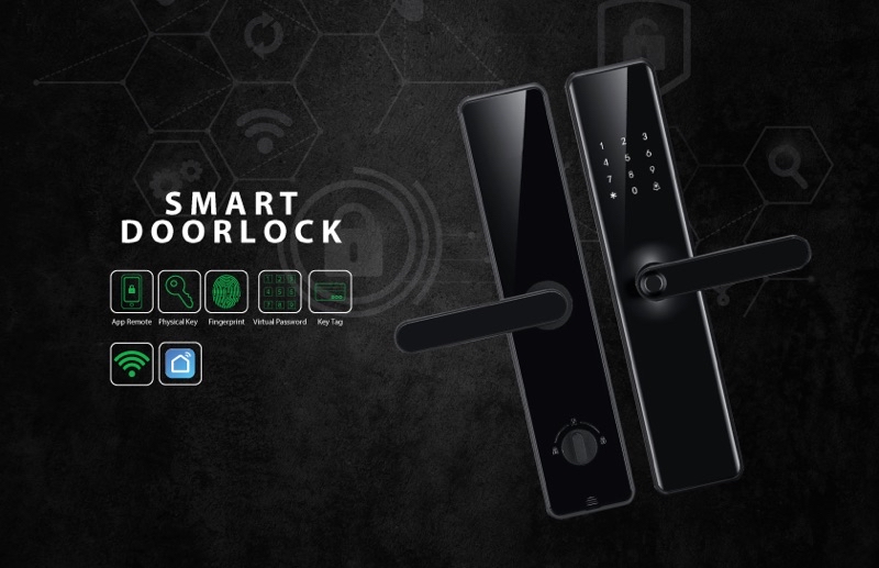 ZENSO Smart Door Lock with Install Smart Digital Lock Doorlock Password ...